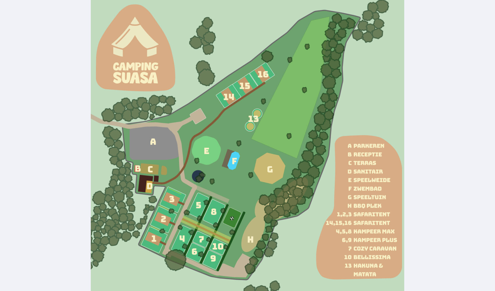 Camping Suasa | Exceptional camping with Vodatent