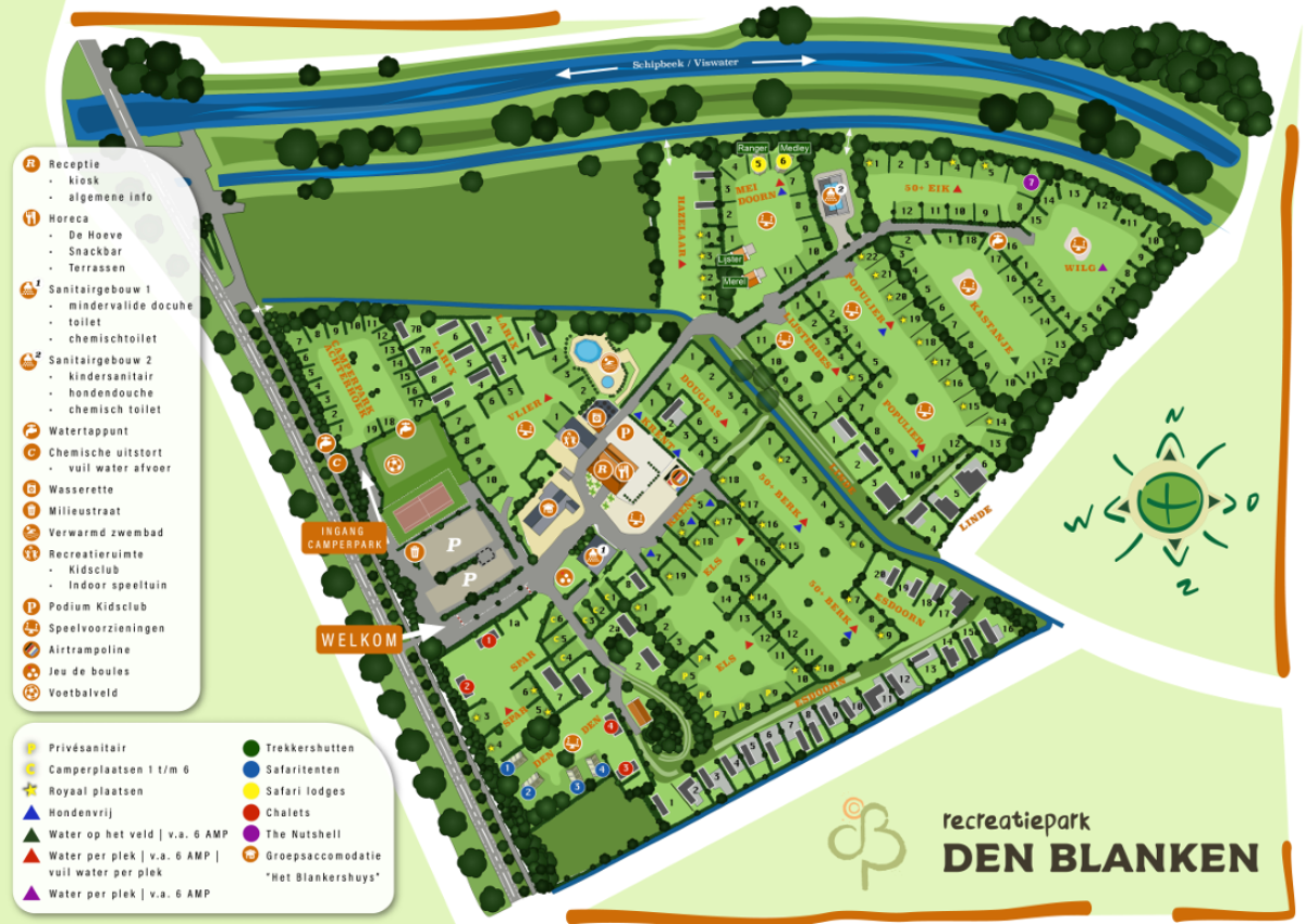 Recreation park Den Blanken | Extraordinary camping with Vodatent